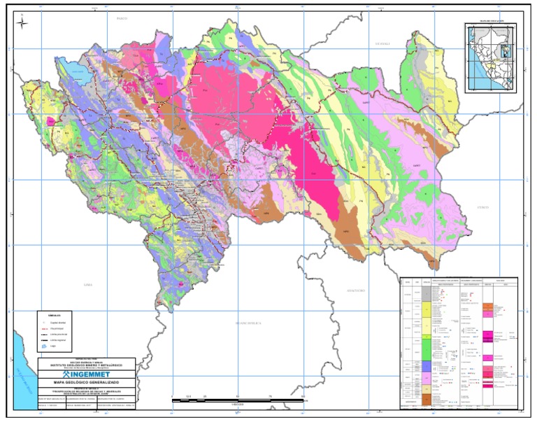 B050 Mapa - Geologico Junin | PDF