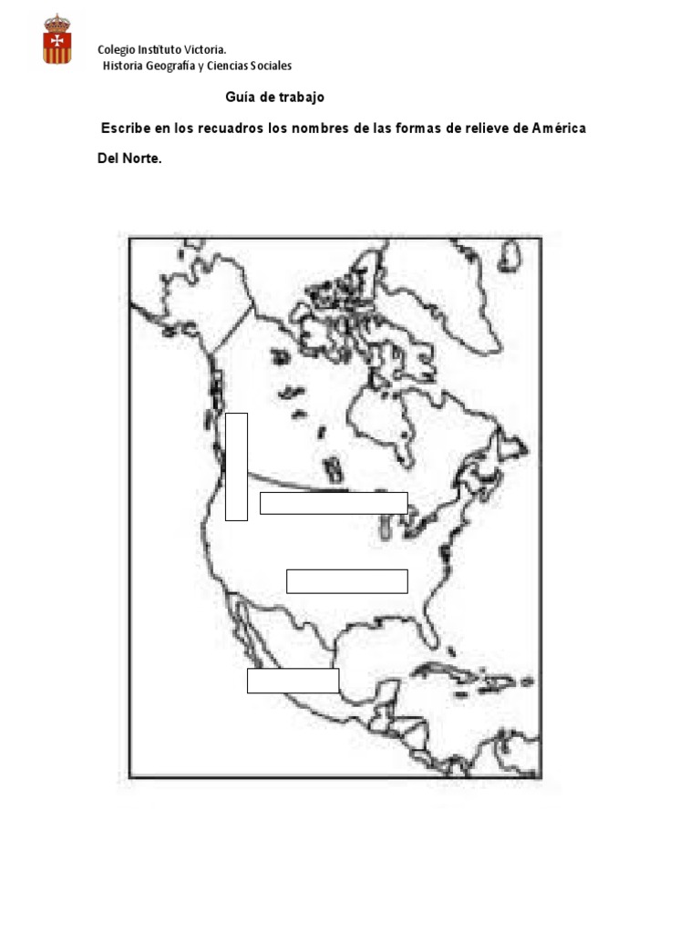 Formas de relieve en América del Norte | PDF | Historia