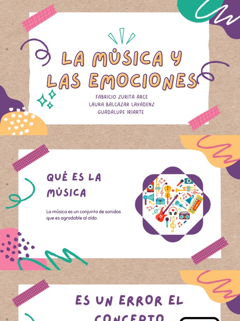 La Música y las Emociones en Niños | PDF | Artes del Lenguaje y ...