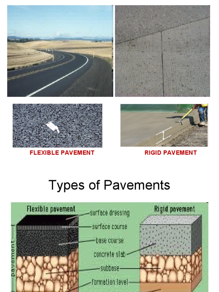 Differences Between Flexible and Rigid Pavements | PDF | Stress ...