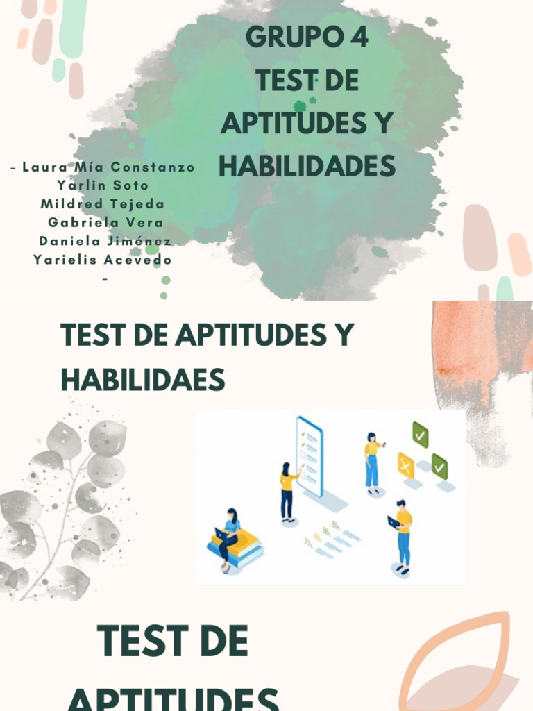 Test de Habilidades y Aptitudes | PDF