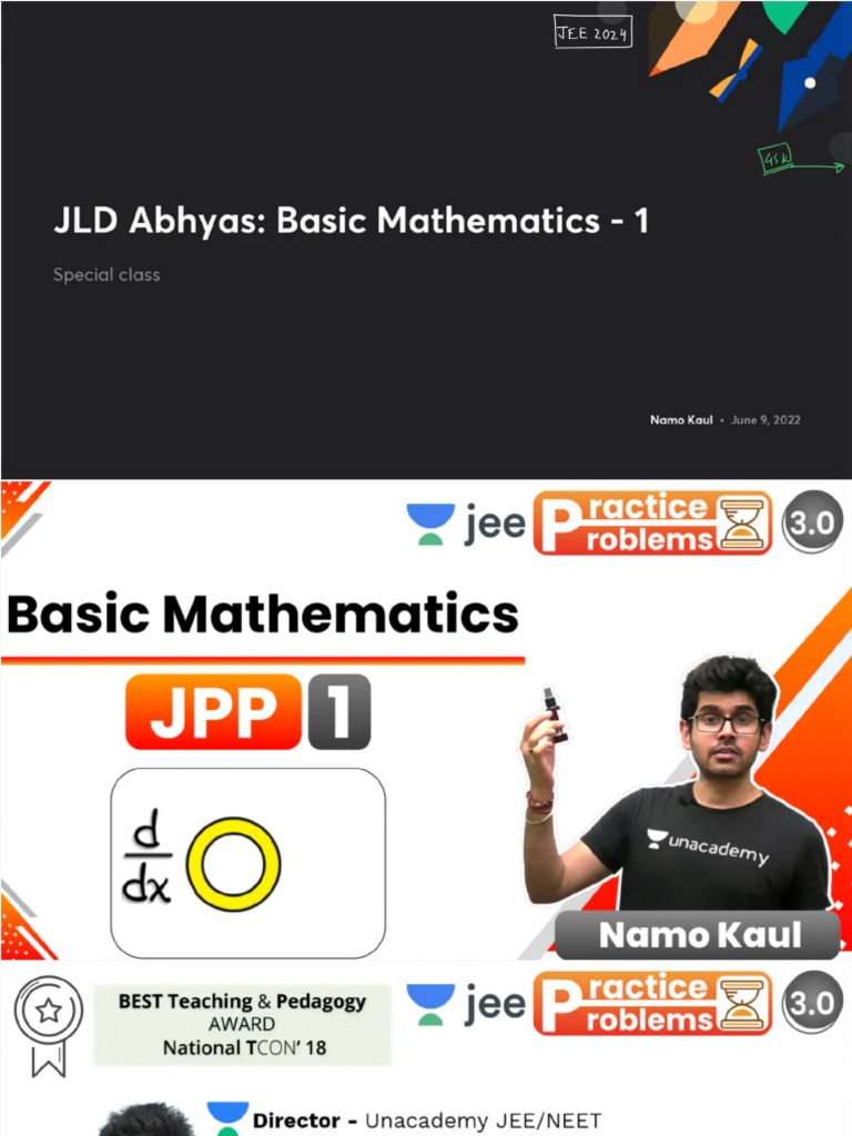 JLD Abhyas Basic Mathematics 1 With Anno | PDF