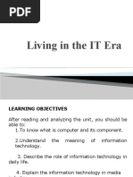 Module 1 Living in The IT Era | PDF | Information Technology ...