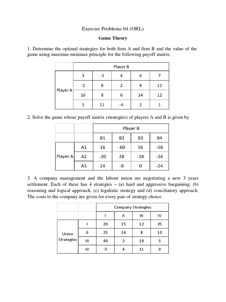 Exercise Problems 04 | PDF