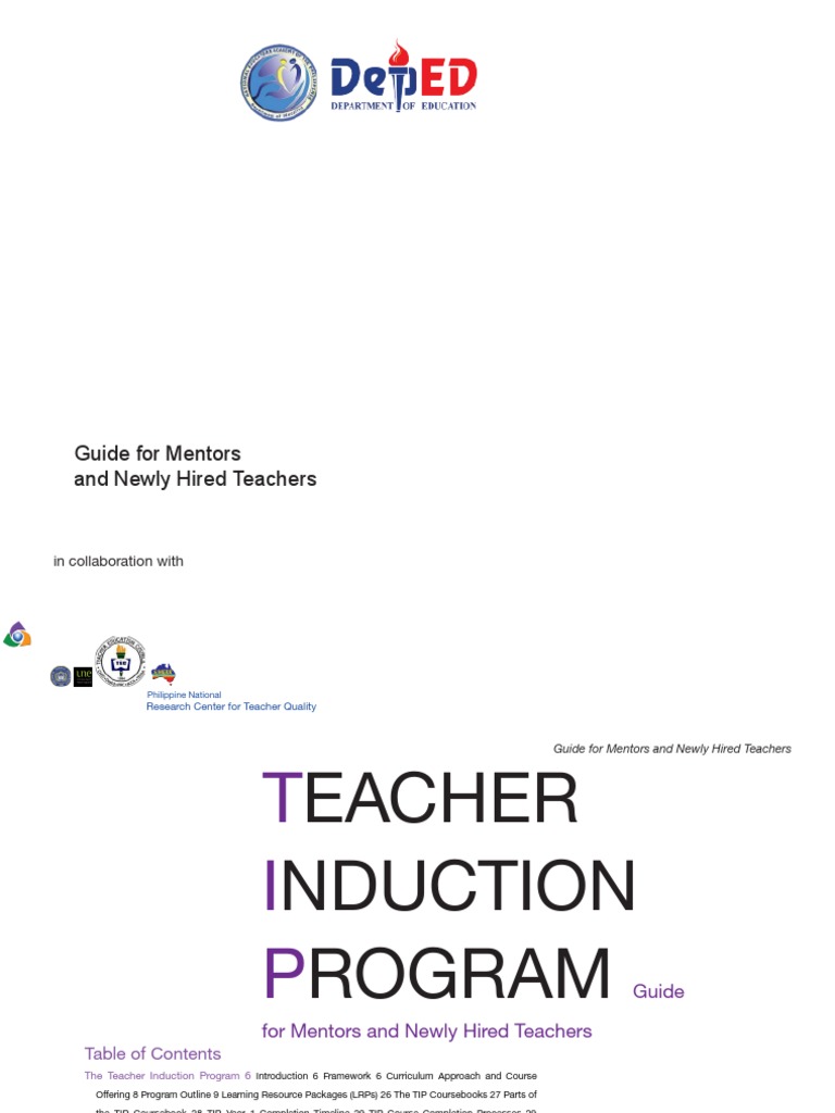 Teacher Induction Program Guide | PDF | Curriculum | Teachers