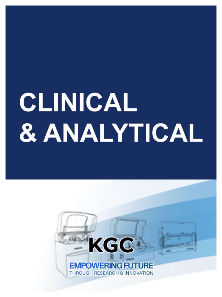 KGC Clinical & Analytical Equipment | PDF