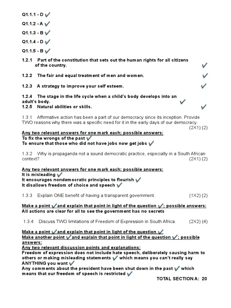 June 2019 Examination Memorandum | PDF