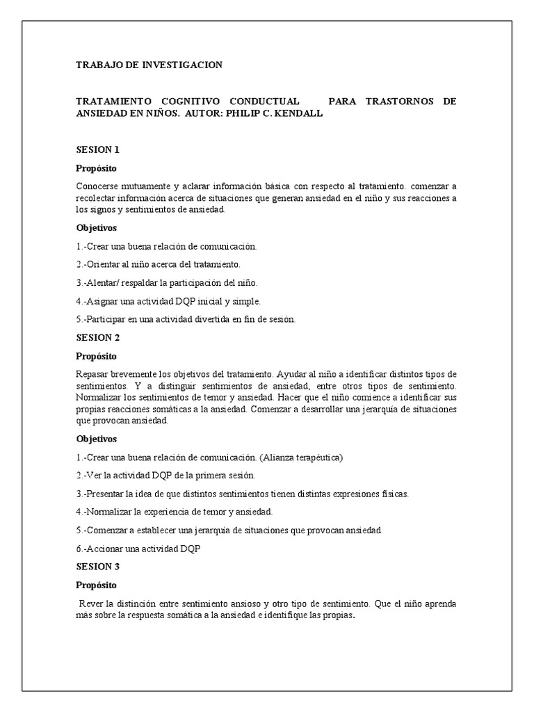 TRABAJO DE INVESTIGACION Psico 5 | PDF | Ansiedad | Conceptos psicologicos