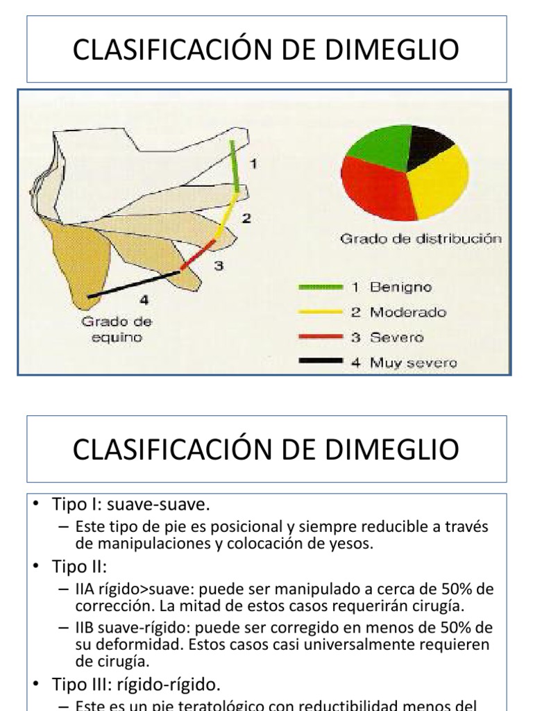 CLASIFICACIÓN DE DIMEGLIO