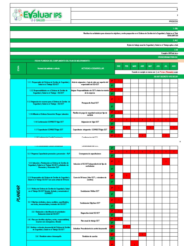 Fr-Sgi Plan Anual Sgi | PDF | Auditoría