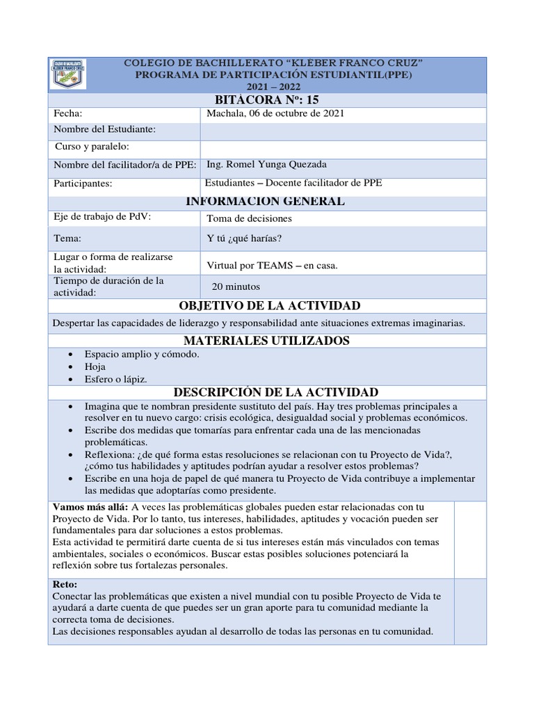 Act 15 Ppe | PDF