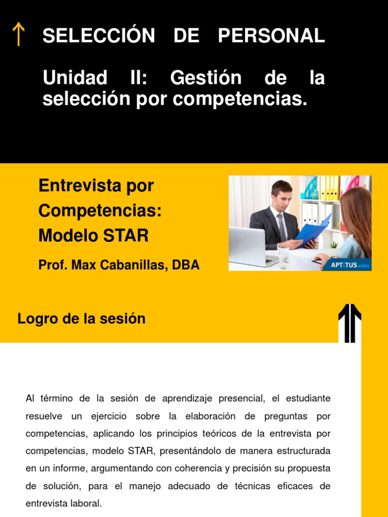 Entrevista por Competencias: Modelo STAR | PDF | Comunicación no verbal ...