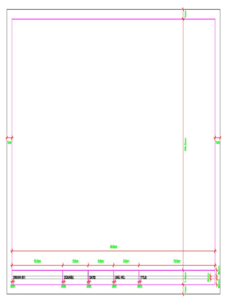 A3 Frame Template | PDF