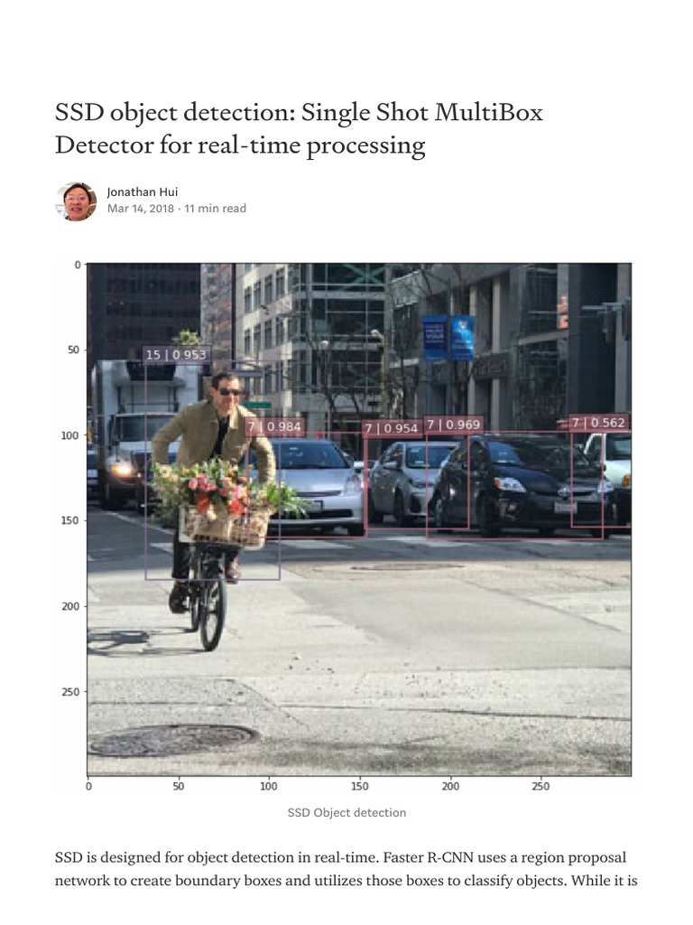 SSD Object Detection - Single Shot MultiBox Detector For Real-Time ... SSD Object Detection - Single Shot MultiBox Detector For Real-Time ...
