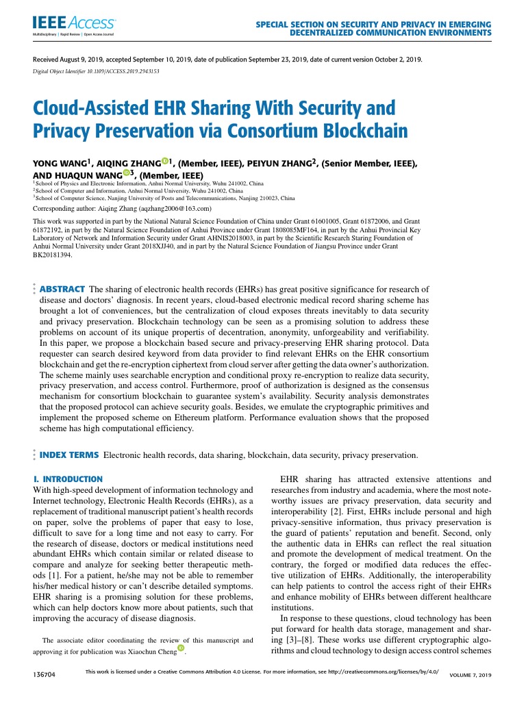 Security Analysisi | PDF | Electronic Health Record | Public Key Cryptography