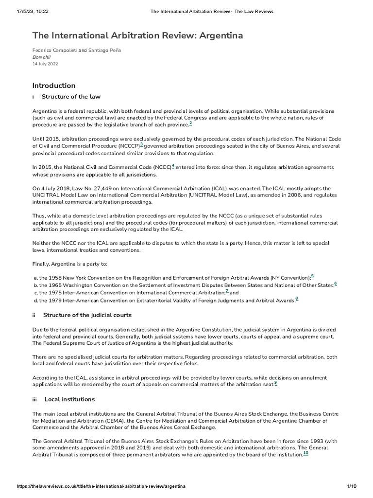 The International Arbitration Review - The Law Reviews | PDF ...