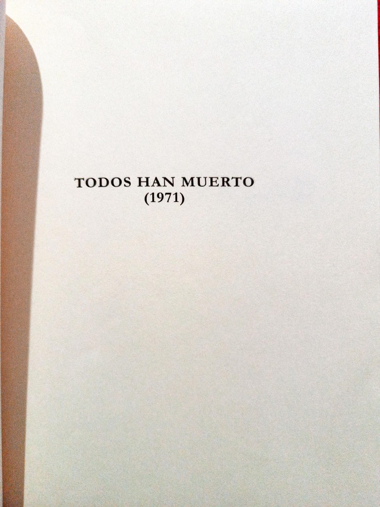 Todos Han Muerto (1971) José Barroeta | PDF