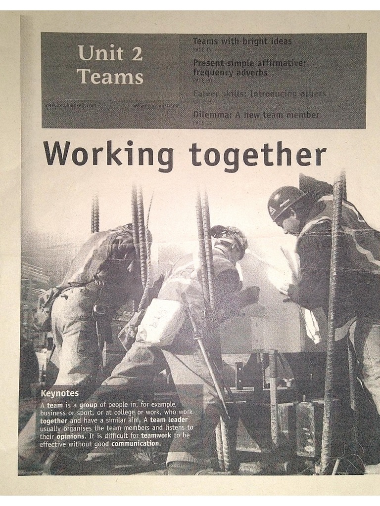 Unit 2 Teams | PDF