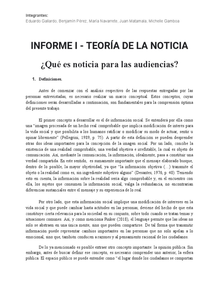 Definición y función de la noticia | PDF | Democracia | Ideologías ...