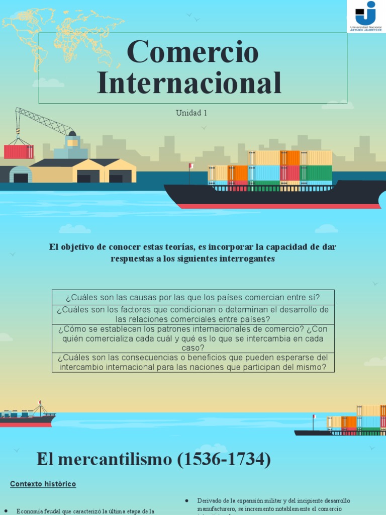 Unidad - 1 Teorías Del Comercio Internacional | Descargar gratis PDF | Ventaja comparativa ...