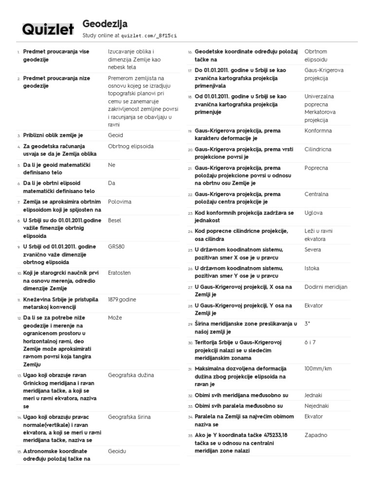 Geodezija | PDF