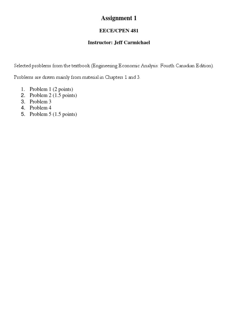 S2023 Assignment 1 Chs 1 3 - For Release 481 | PDF | Interest | Economies