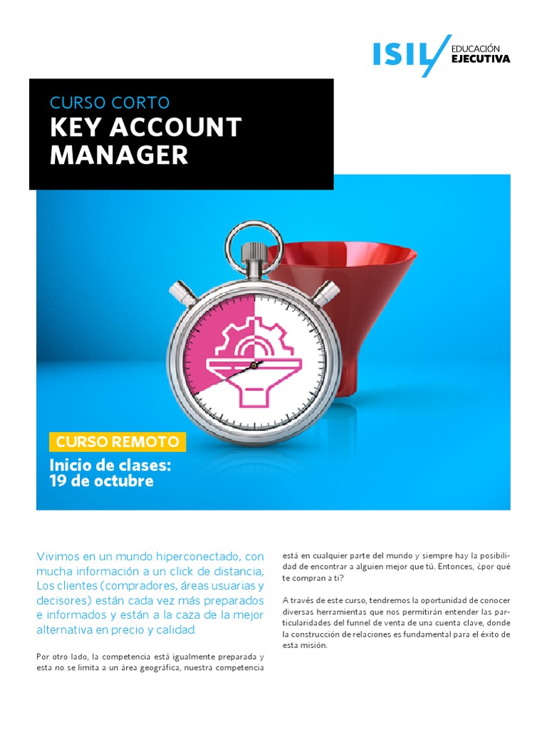 CC Key Account Manager ISIL | PDF