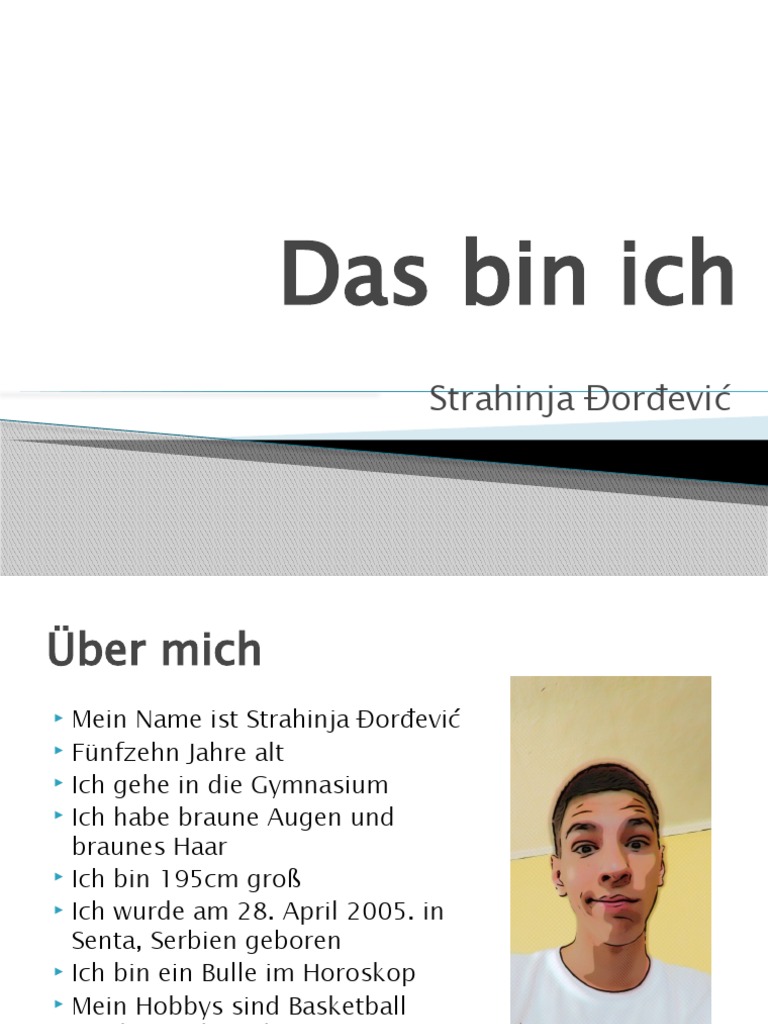 Das Bin Ich | PDF