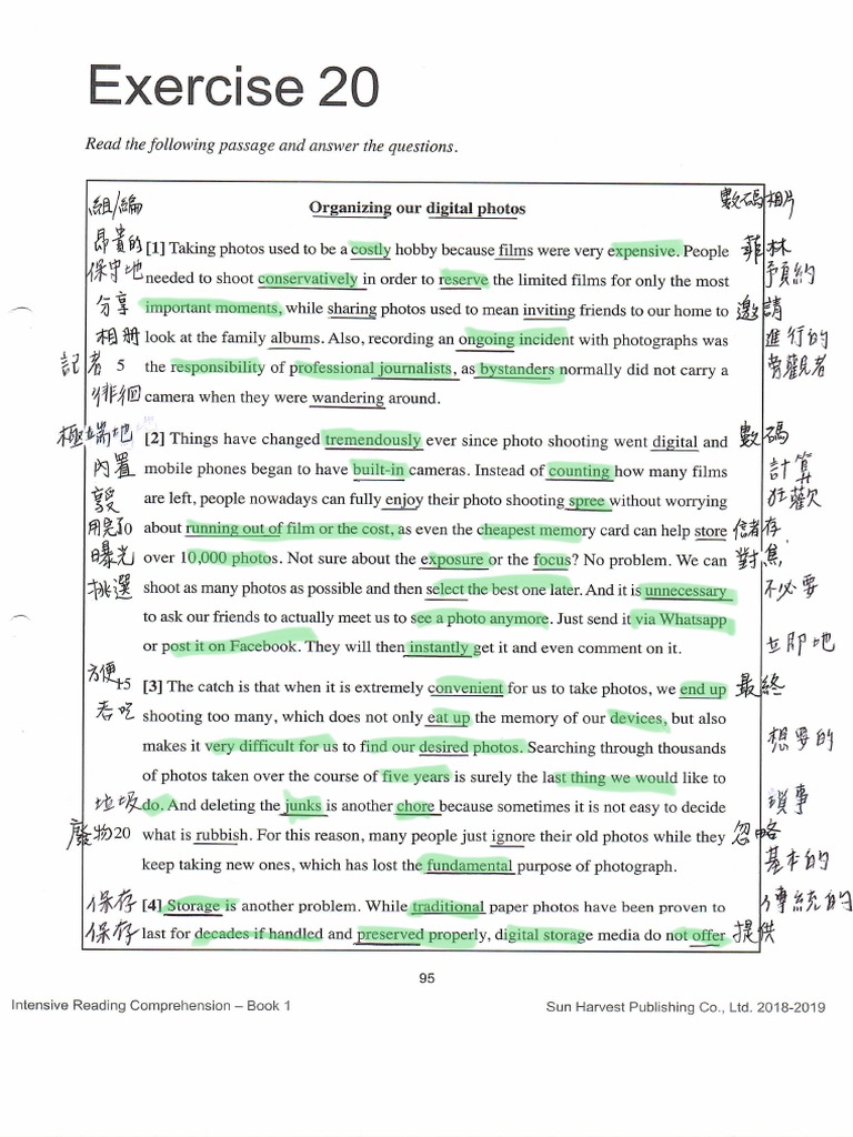 Comprehension Unit 20 | PDF