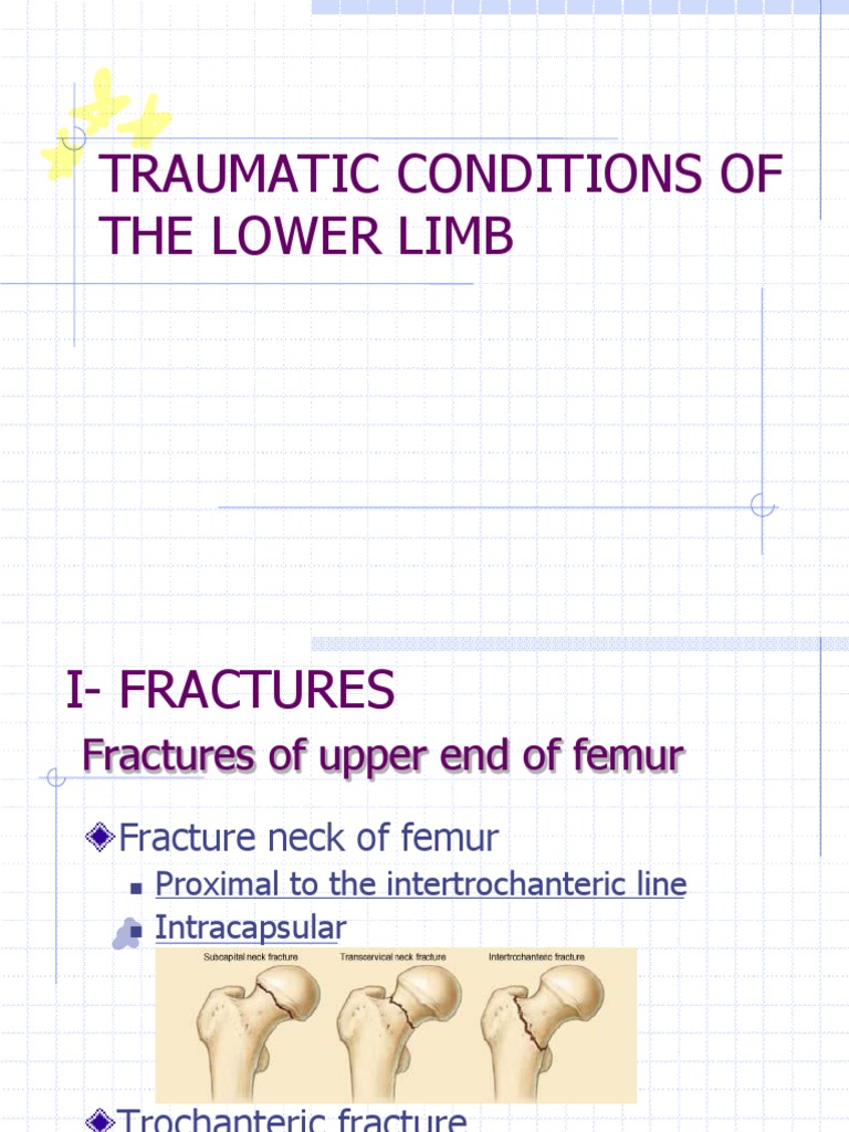 12 Traumatic Conditions of the lower Limb final ? | PDF | Knee | Ankle