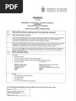 NWU Undertaking Form | PDF