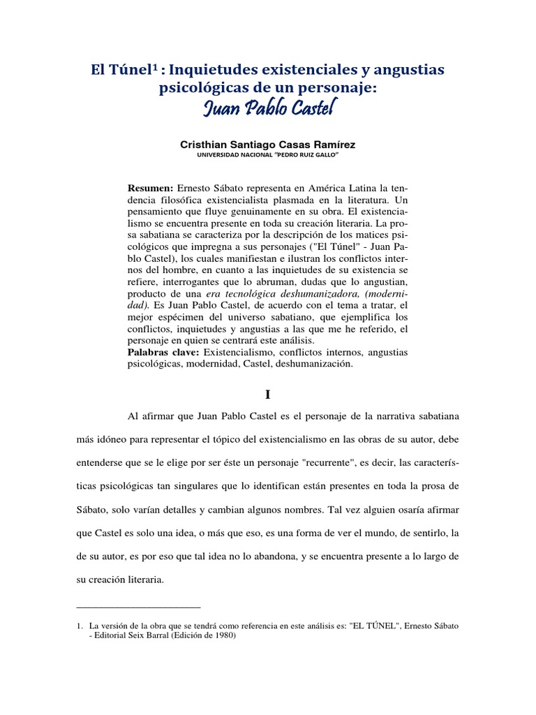 Juan Pablo Castel: Angustias Existenciales | PDF | Filosofía | Libros ...