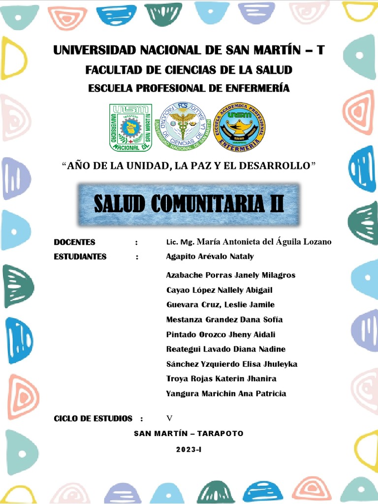 1.informe - Salud Comunitaria | PDF | Residuos | Agua