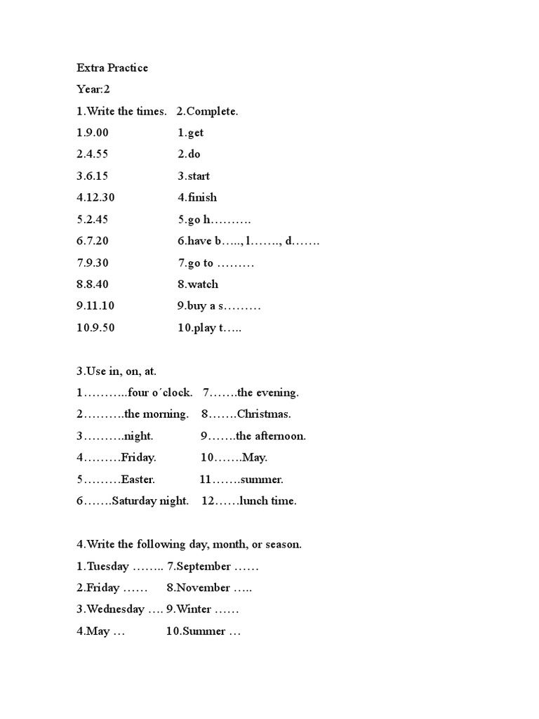 Extra Practice | PDF