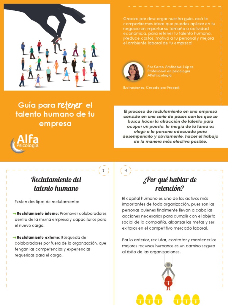 Guía para Retener El Talento Humano de Tu Empresa | PDF