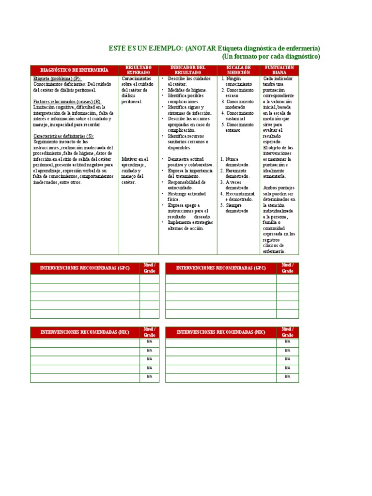 Place Formatos | PDF | Diagnostico medico | Teoría de apego