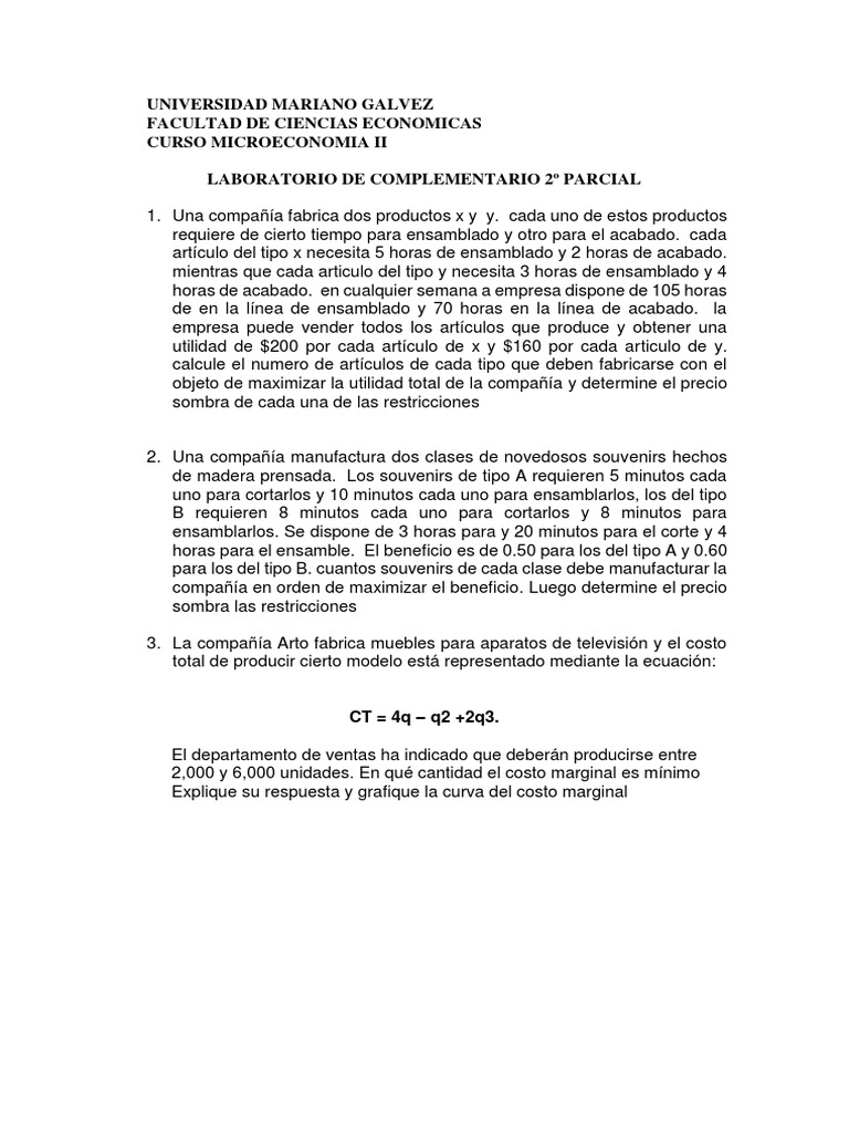 Laboratorio Complemento Examen Parcial | PDF