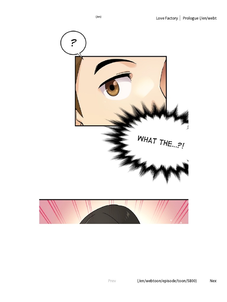 Love Factory Prologue - Toomics | PDF