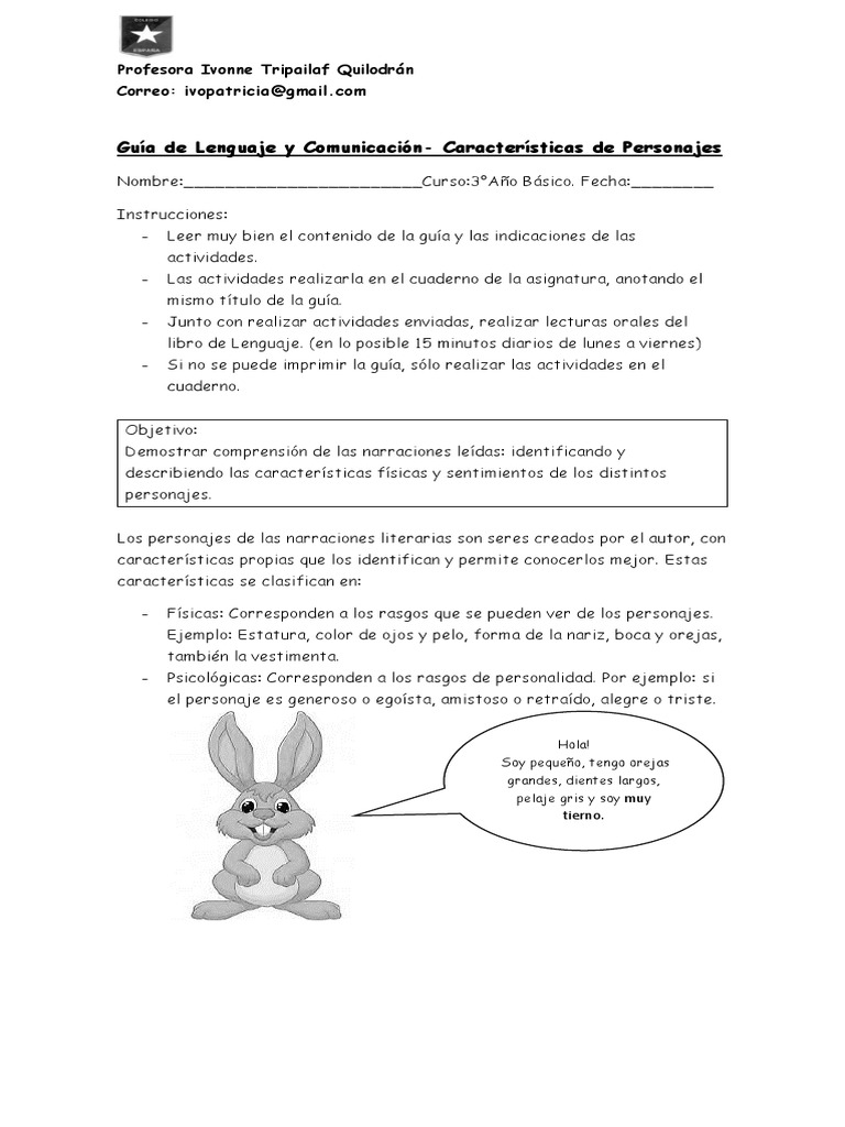 Guía de Características de Personajes | PDF