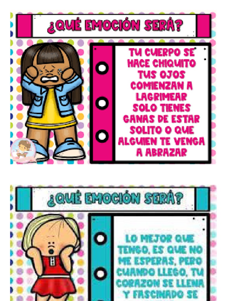 Adivinanzas Emociones | PDF