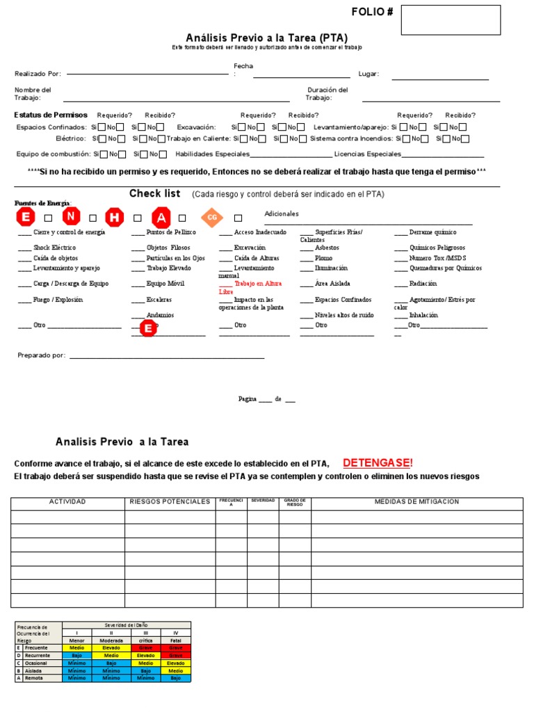 PTA Format | PDF | Química | Ciencias fisicas