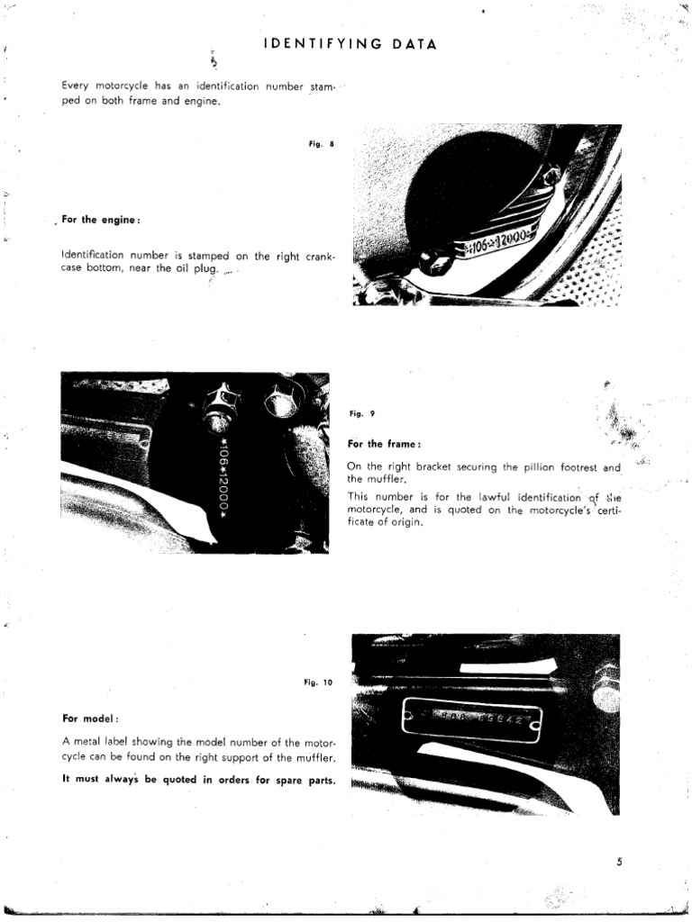 Sears Gilera 106ss Owners Manual | PDF