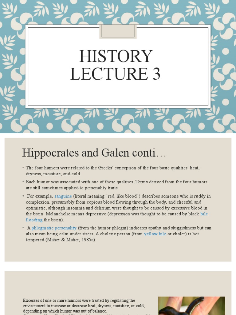 History of Psychopathology Lecture 3 27032023 112050pm | PDF ...