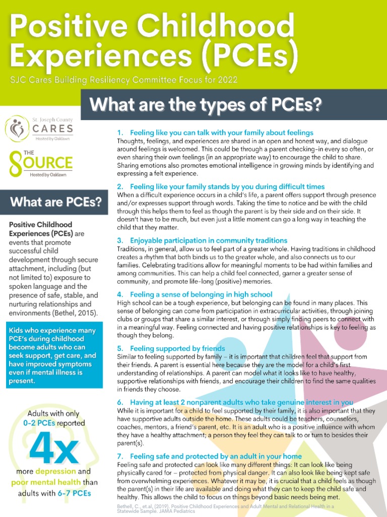 Positive Childhood Experiences (PCEs) | PDF