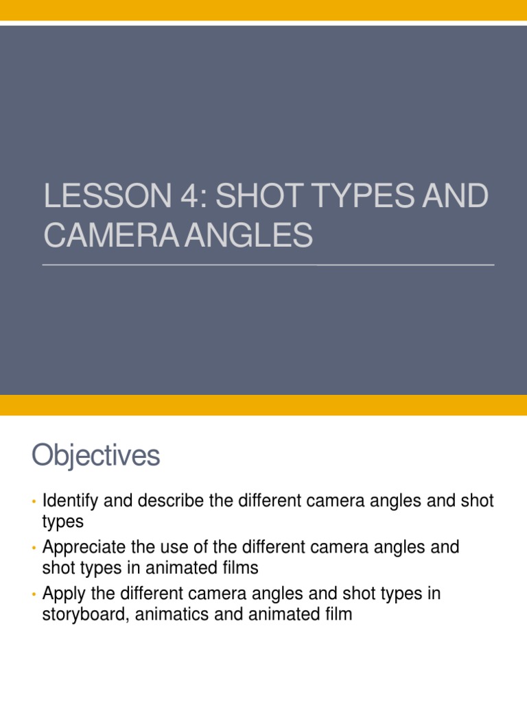 Camera Angles and Shot Types Explained | PDF