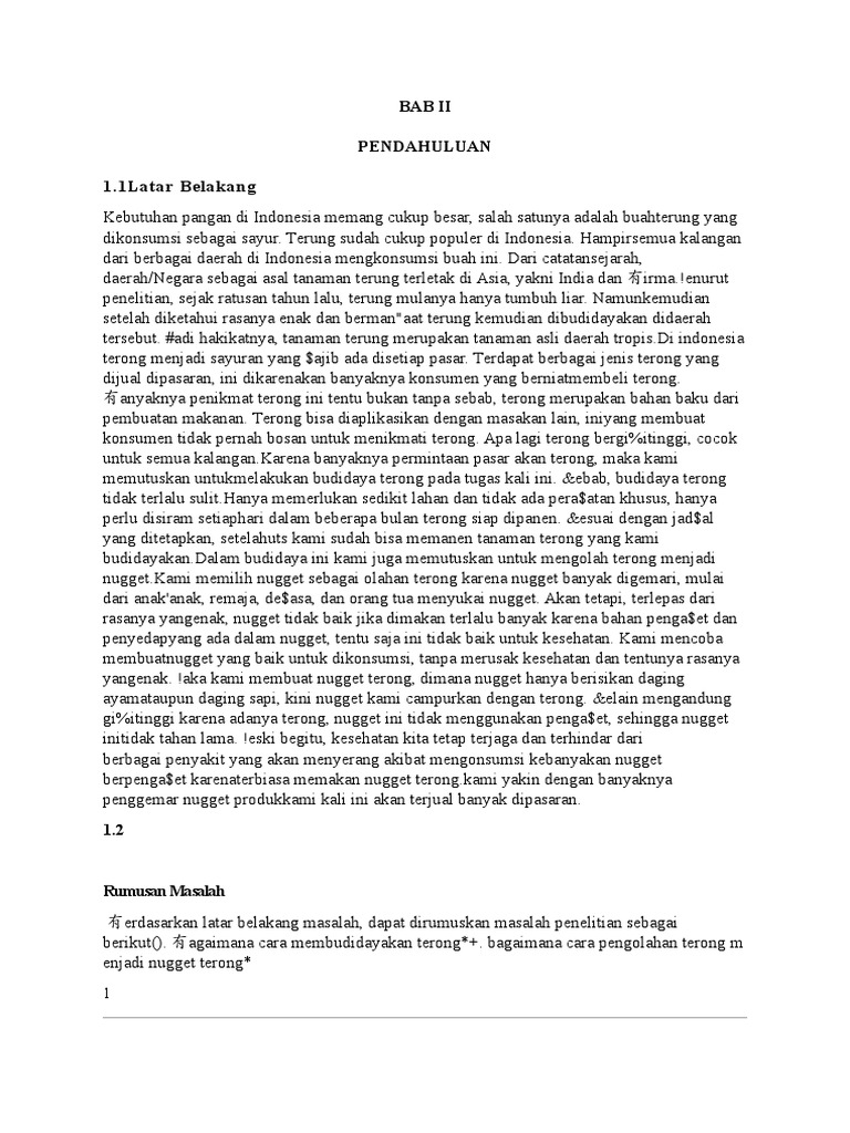 Bab Ii Pendahuluan 1.1latar Belakang | PDF | Griya & Taman | Teknologi & Rekayasa