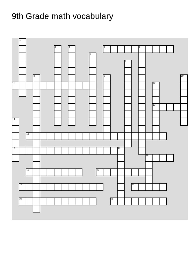 9th Grade Math Vocabulary 1683069284 | PDF | Numbers | Function ...