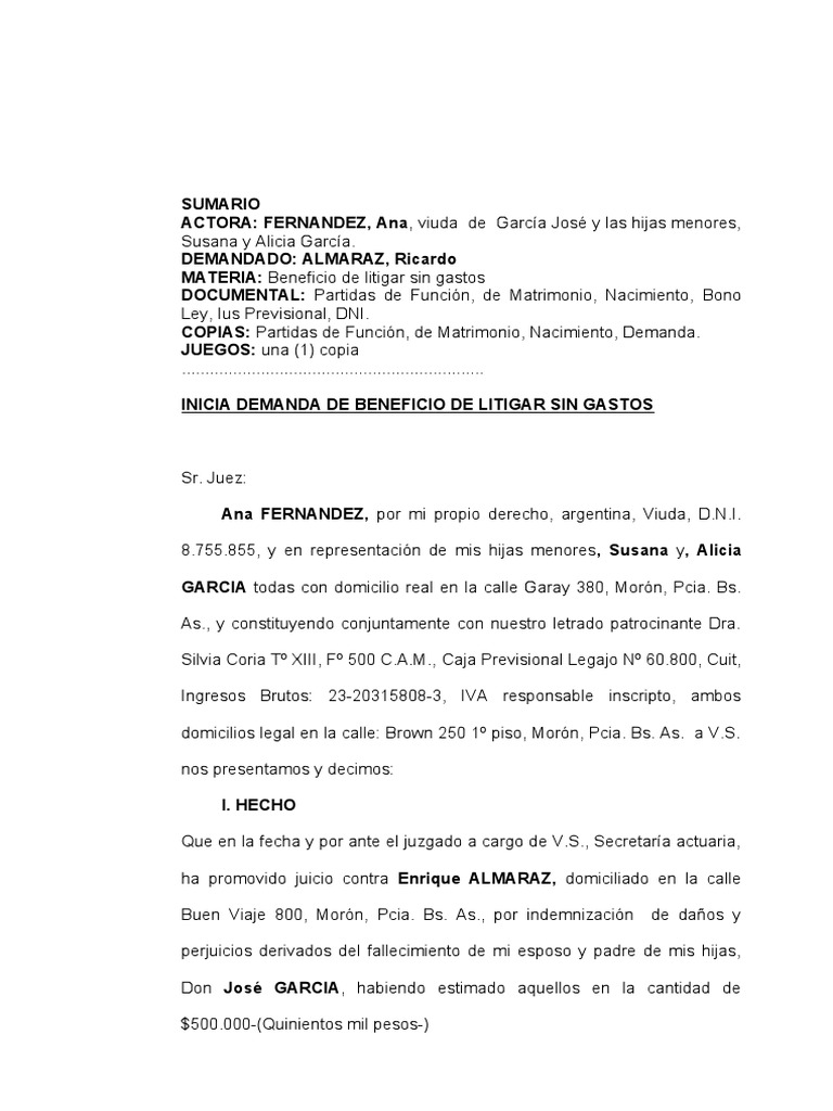 Litigar Sin Gastos | PDF | Argentina