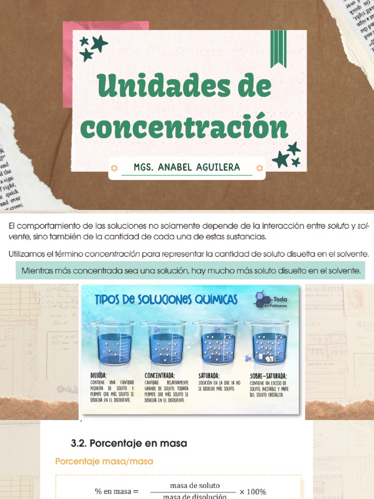 Unidades de Concentración | PDF