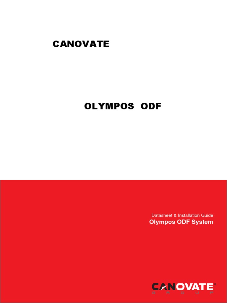 Olympos ODF Installation Guide | PDF | Telecommunications ...
